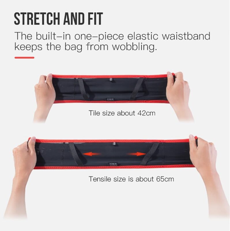 Aonijie Elasticated Hip Belt with Soft Flask - Fastgear Australia