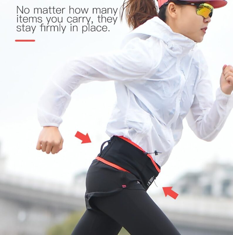 Aonijie Elasticated Hip Belt with Soft Flask - Fastgear Australia