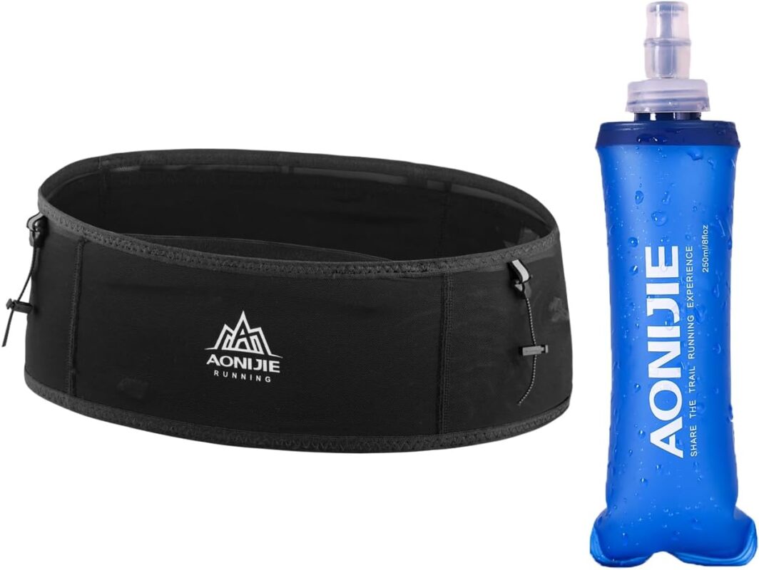 Aonijie Elasticated Hip Belt with Soft Flask - Fastgear Australia